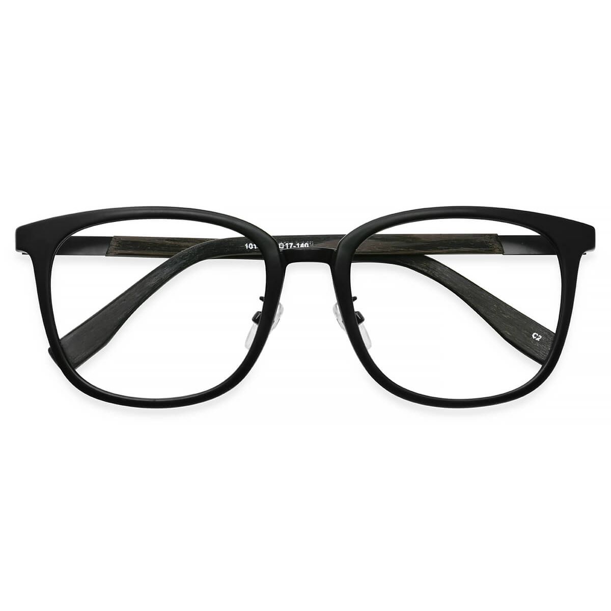 10184 Oval Black Eyeglasses Frames | Leoptique