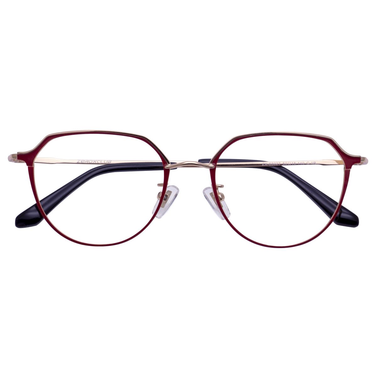 63027 Oval Red Eyeglasses Frames | Leoptique