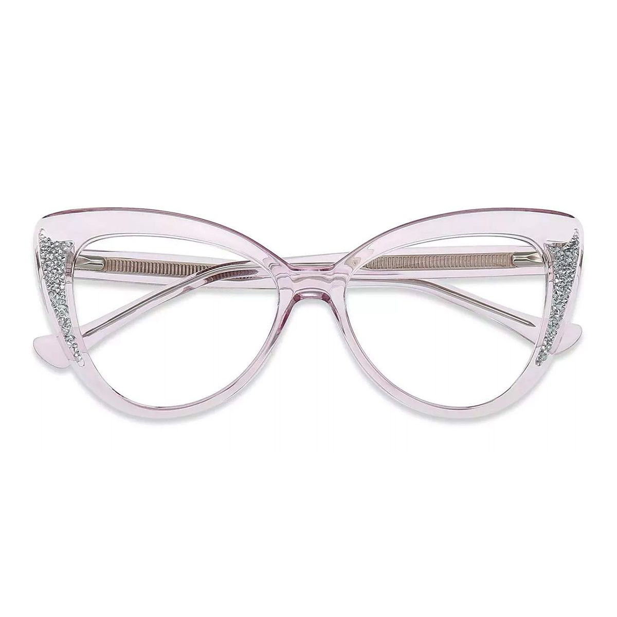 87301 Cat-eye Butterfly Purple Eyeglasses Frames | Leoptique
