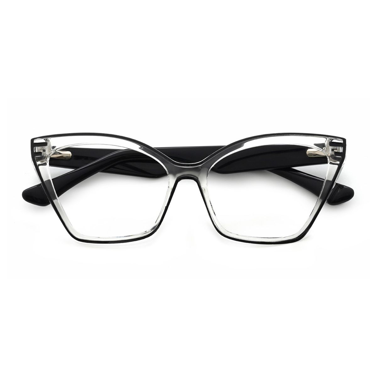 87313 Cat-eye Black Eyeglasses Frames | Leoptique