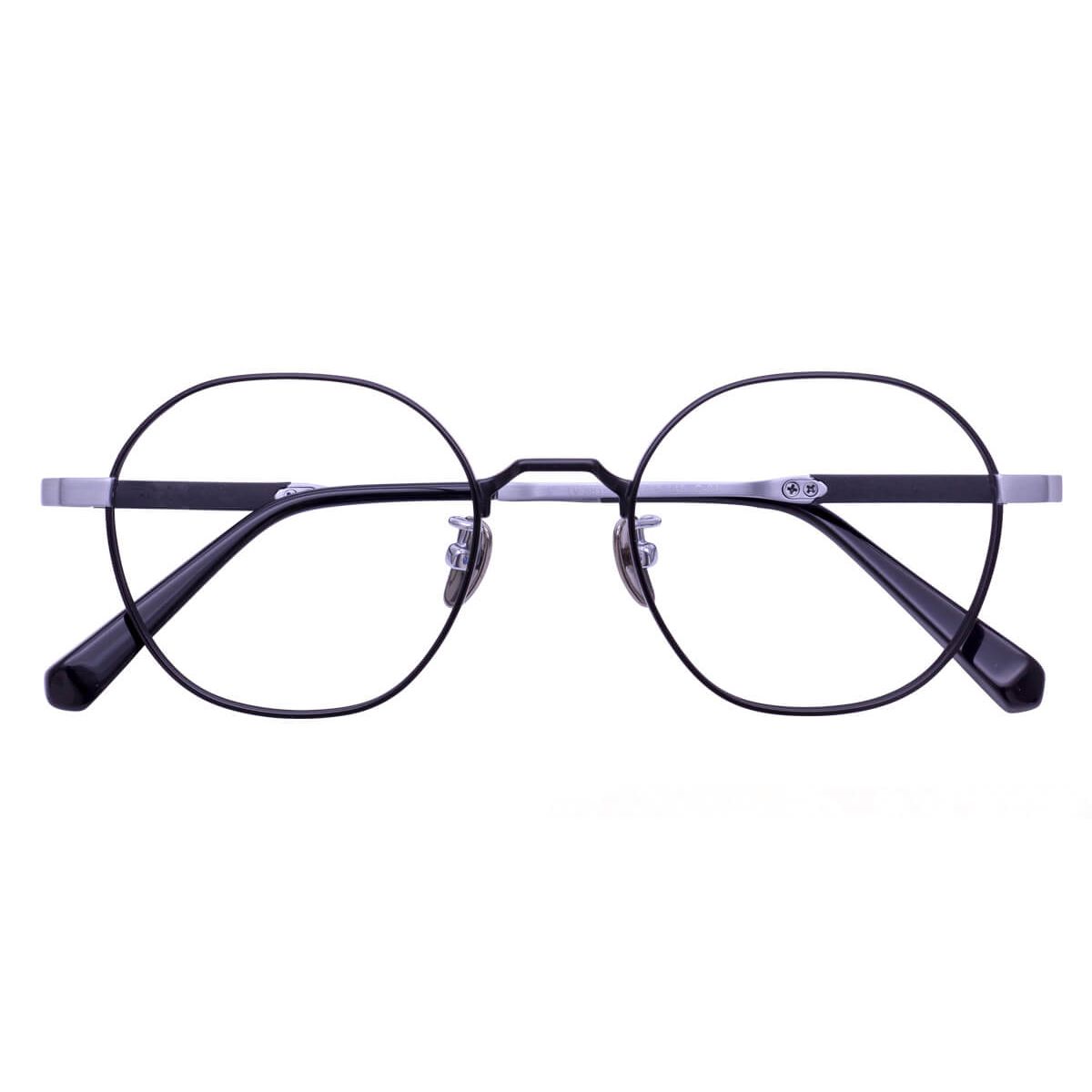 88198 Round Oval Gray Eyeglasses Frames | Leoptique