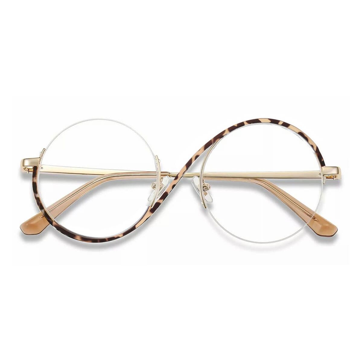 95929 Round Tortoise Eyeglasses Frames | Leoptique