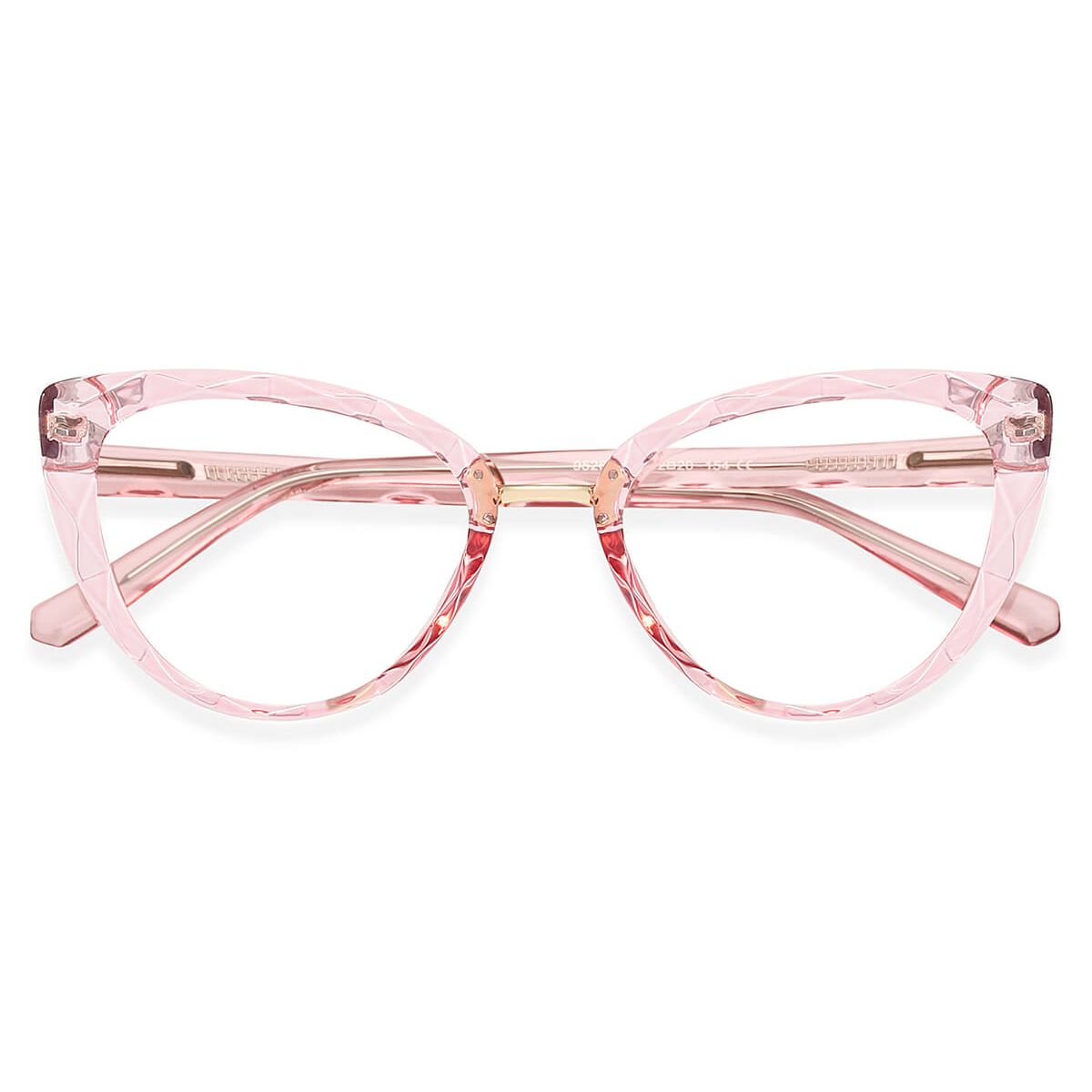 95268 Cat-eye Pink Eyeglasses Frames | Leoptique