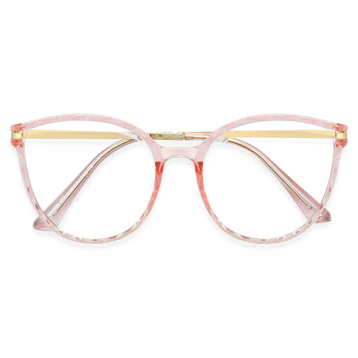 95295 Round Pink Eyeglasses Frames | Leoptique