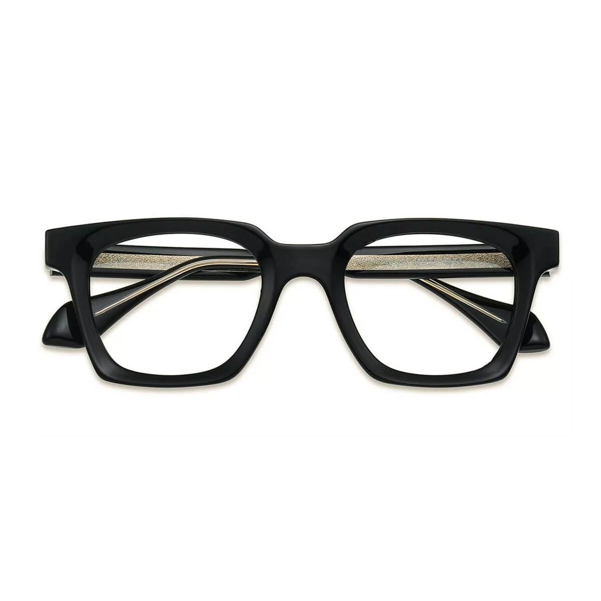 98369 Oval Rectangle Black Eyeglasses Frames | Leoptique