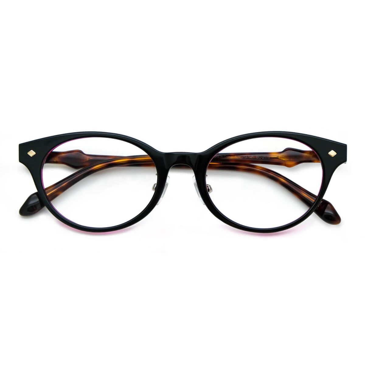 BC2076 Oval Cat-eye Tortoise Eyeglasses Frames | Leoptique
