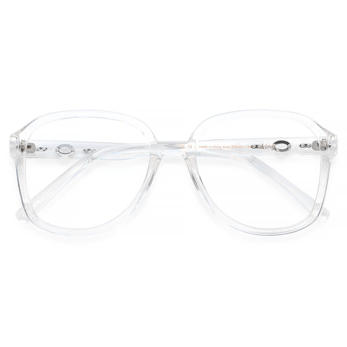 31399 Square Clear Eyeglasses Frames | Leoptique