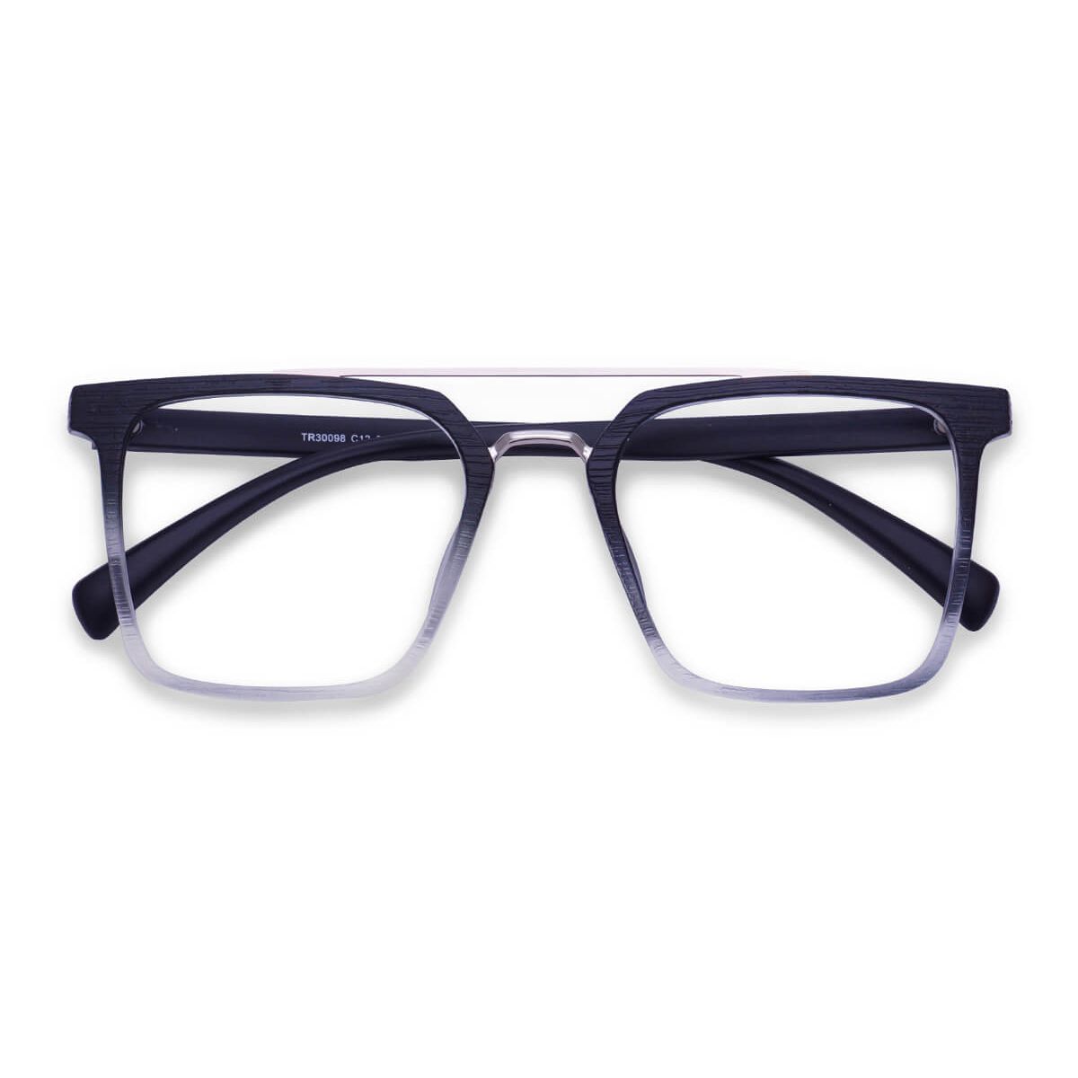 TR30098 Aviator Black Eyeglasses Frames | Leoptique