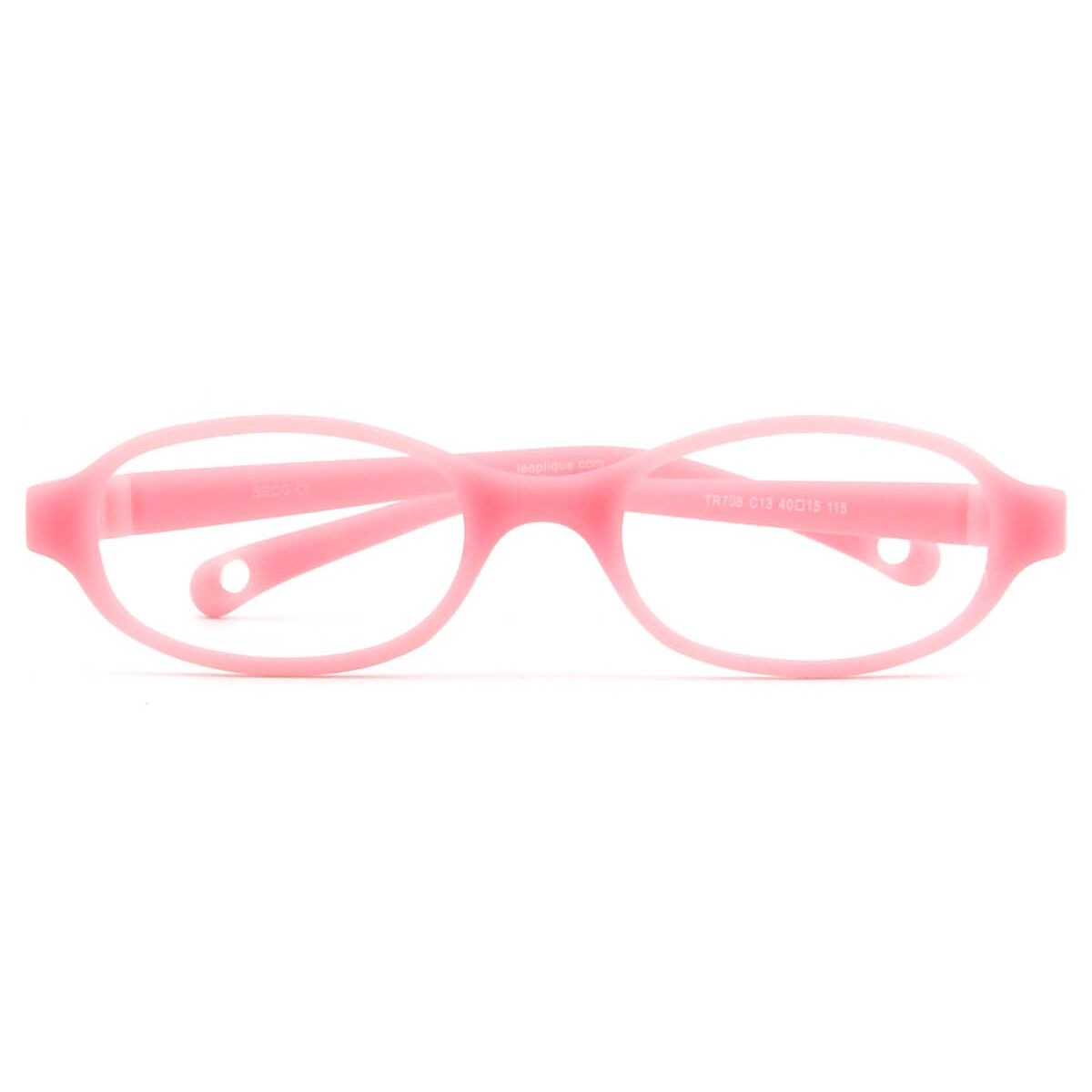 TR708 Rectangle Sport Pink Eyeglasses Frames | Leoptique