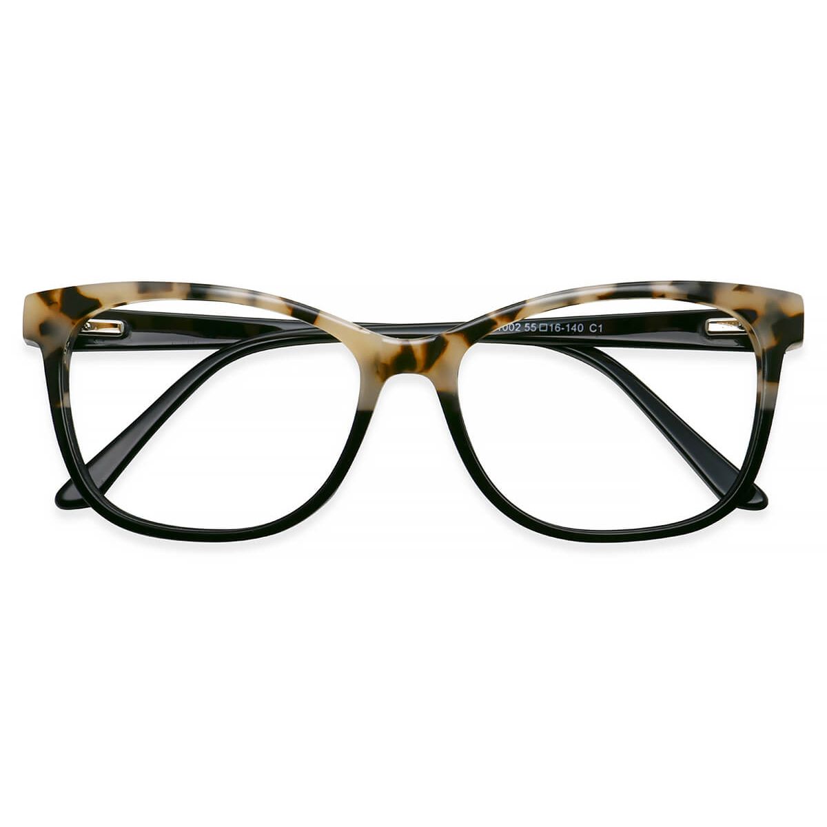 W1002 Oval Floral Eyeglasses Frames | Leoptique