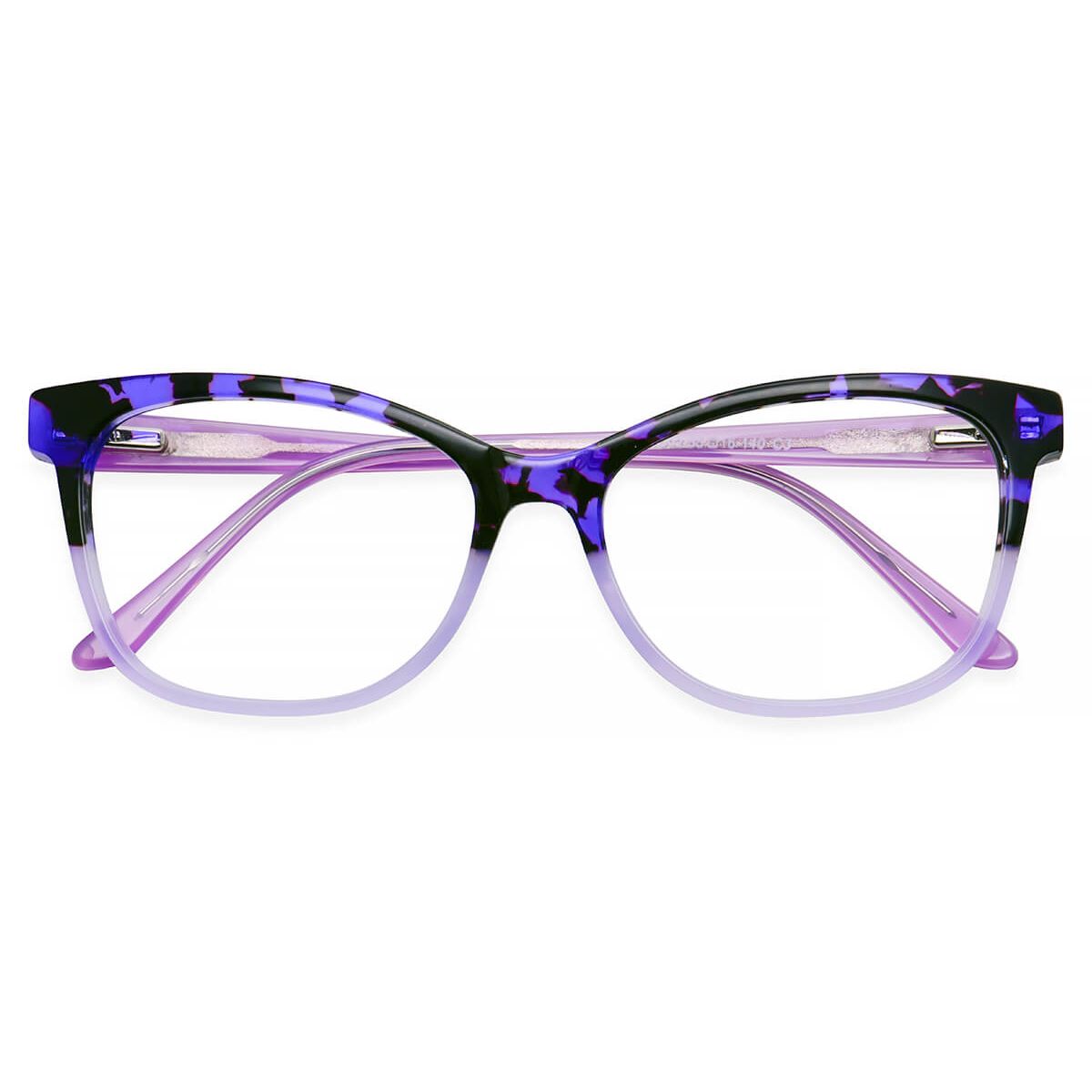 W1002 Oval Floral Eyeglasses Frames | Leoptique