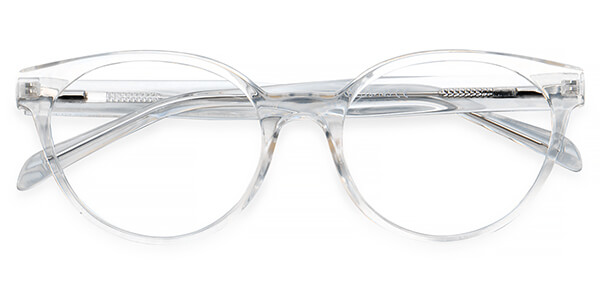 93348 Round Clear Eyeglasses Frames | Leoptique
